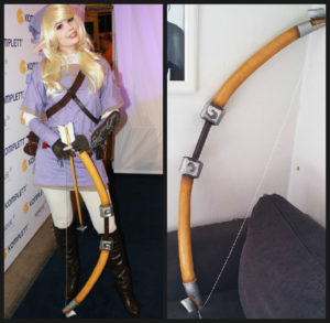Cosplay Bow Tutorial – How I made my Violet Link bow from Four Swords ...